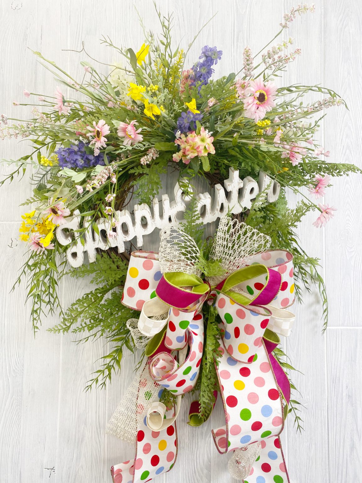 Easter Wildflower Wreath . Kelea's Design School