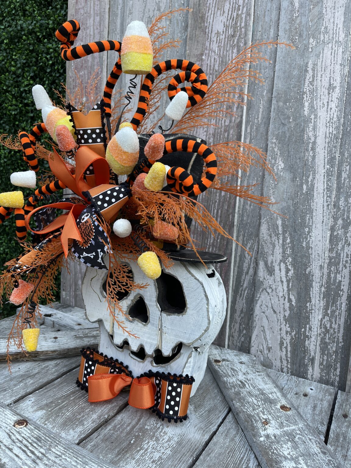 Skeleton Head Candy Arrangement . Kelea's Design School