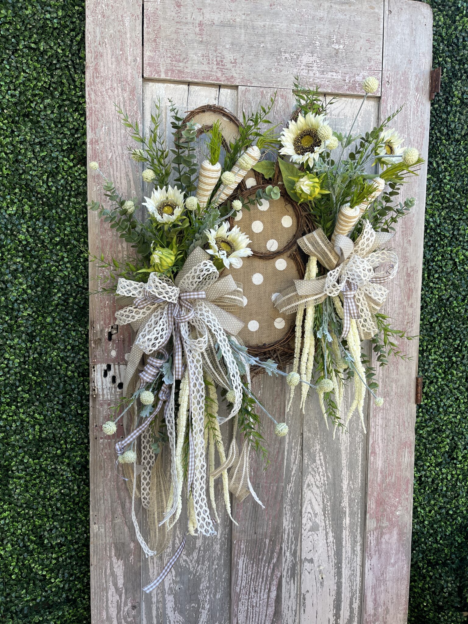 Big Floppy Ear Bunny Wreath . Kelea's Design School