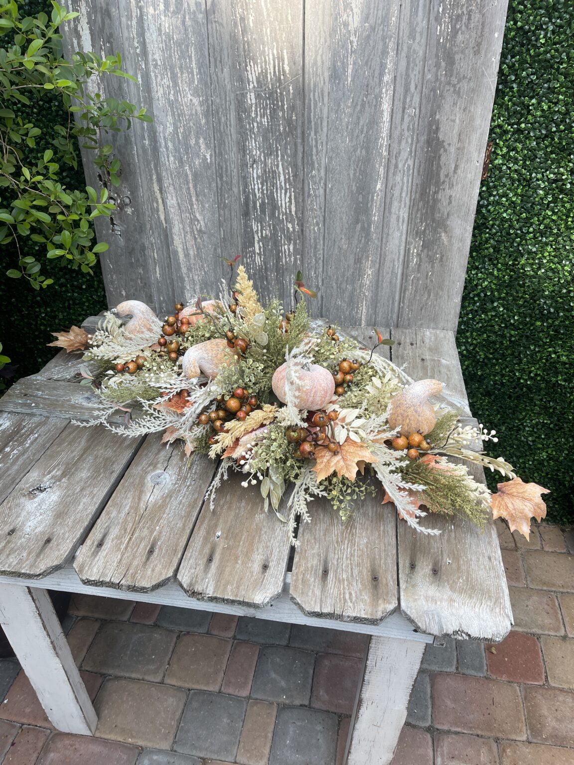 Fall Long and Low Floral Arrangement . Kelea's Design School