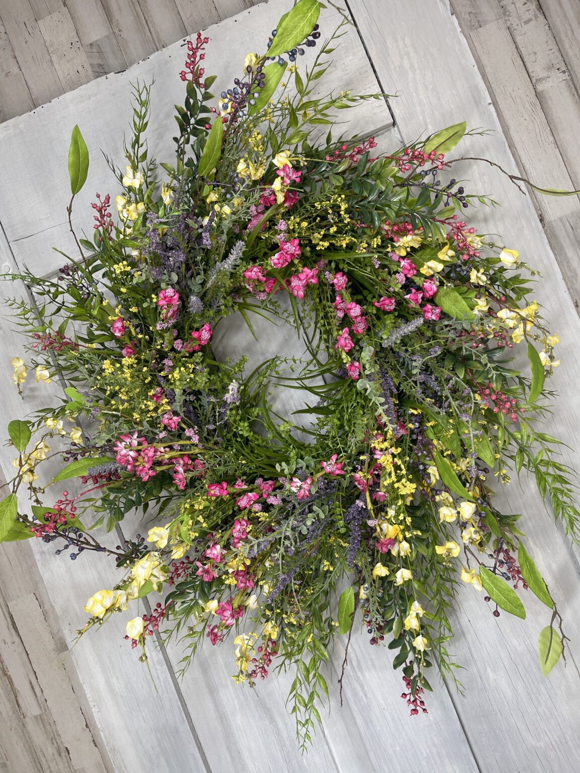 Garden Wild Flower Wreath . Kelea's Design School